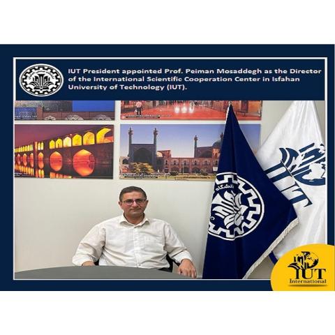 A New Director is Appointed for IUT International Scientific Cooperation Center | Isfahan ...